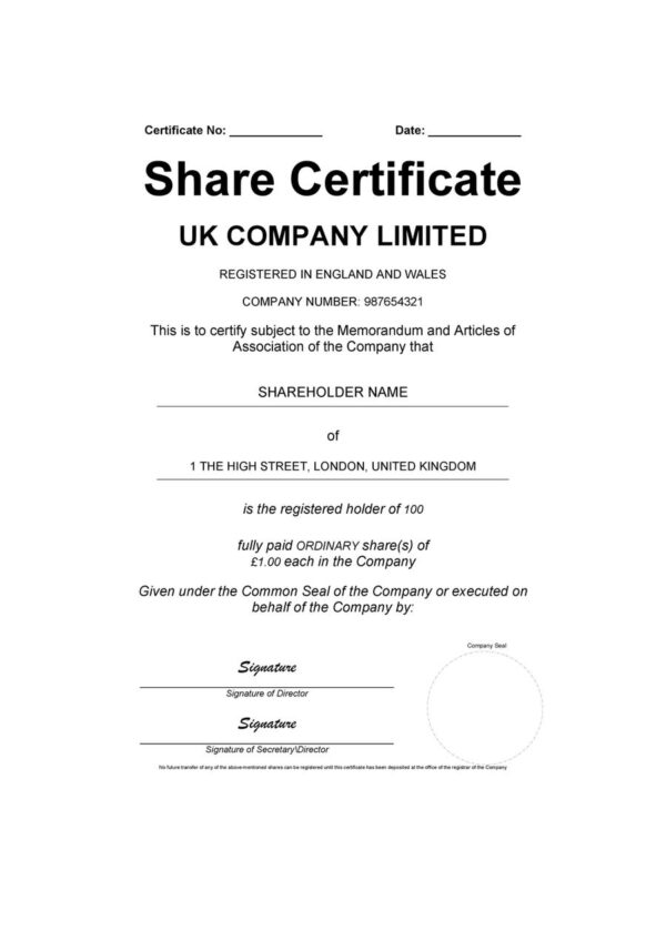 Apostille for Share Certificates - Shareholder Documents - Apostille ...